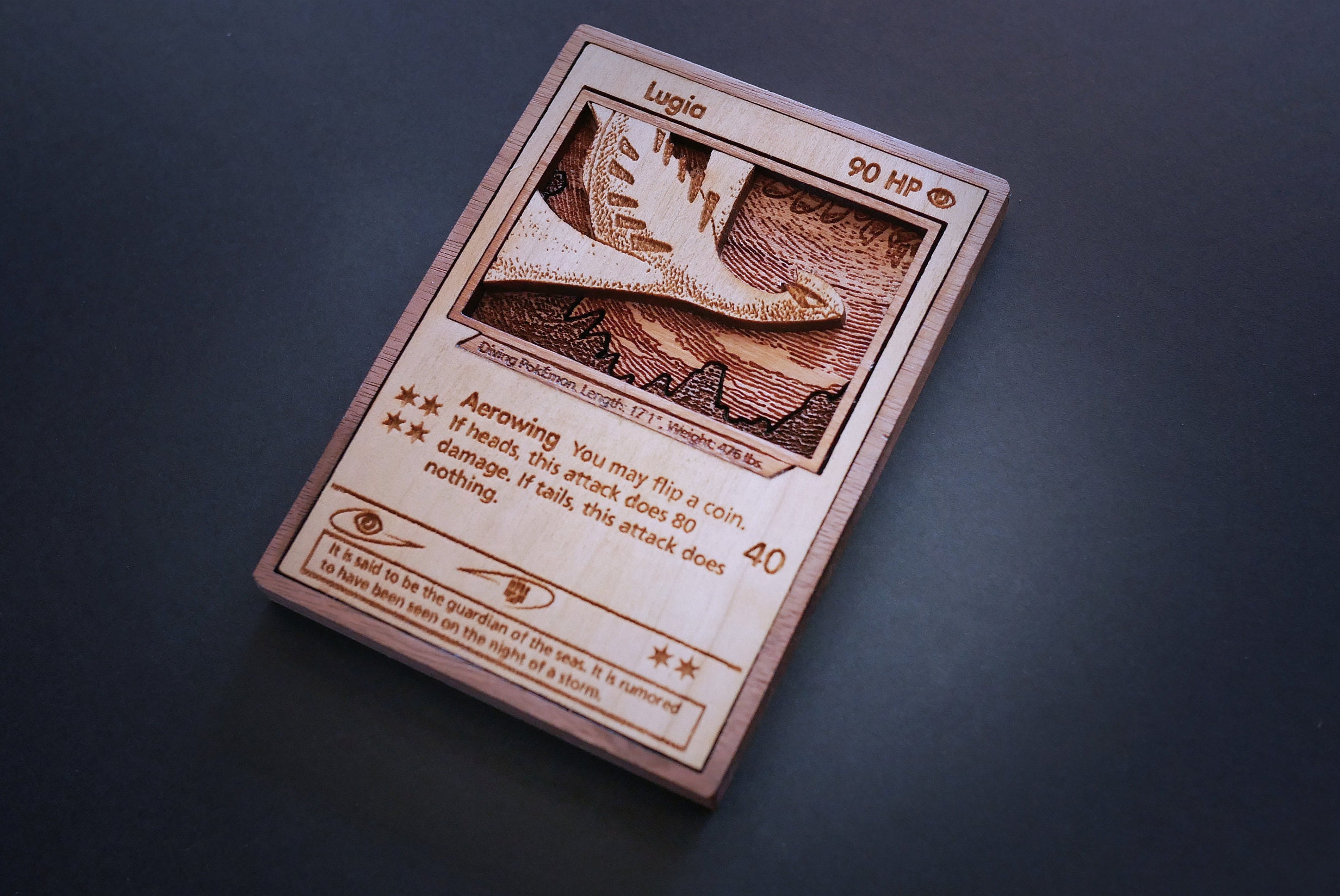 Custom Wooden Pokemon Cards - Etsy