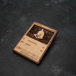 Custom Wooden Pokemon Cards - Etsy