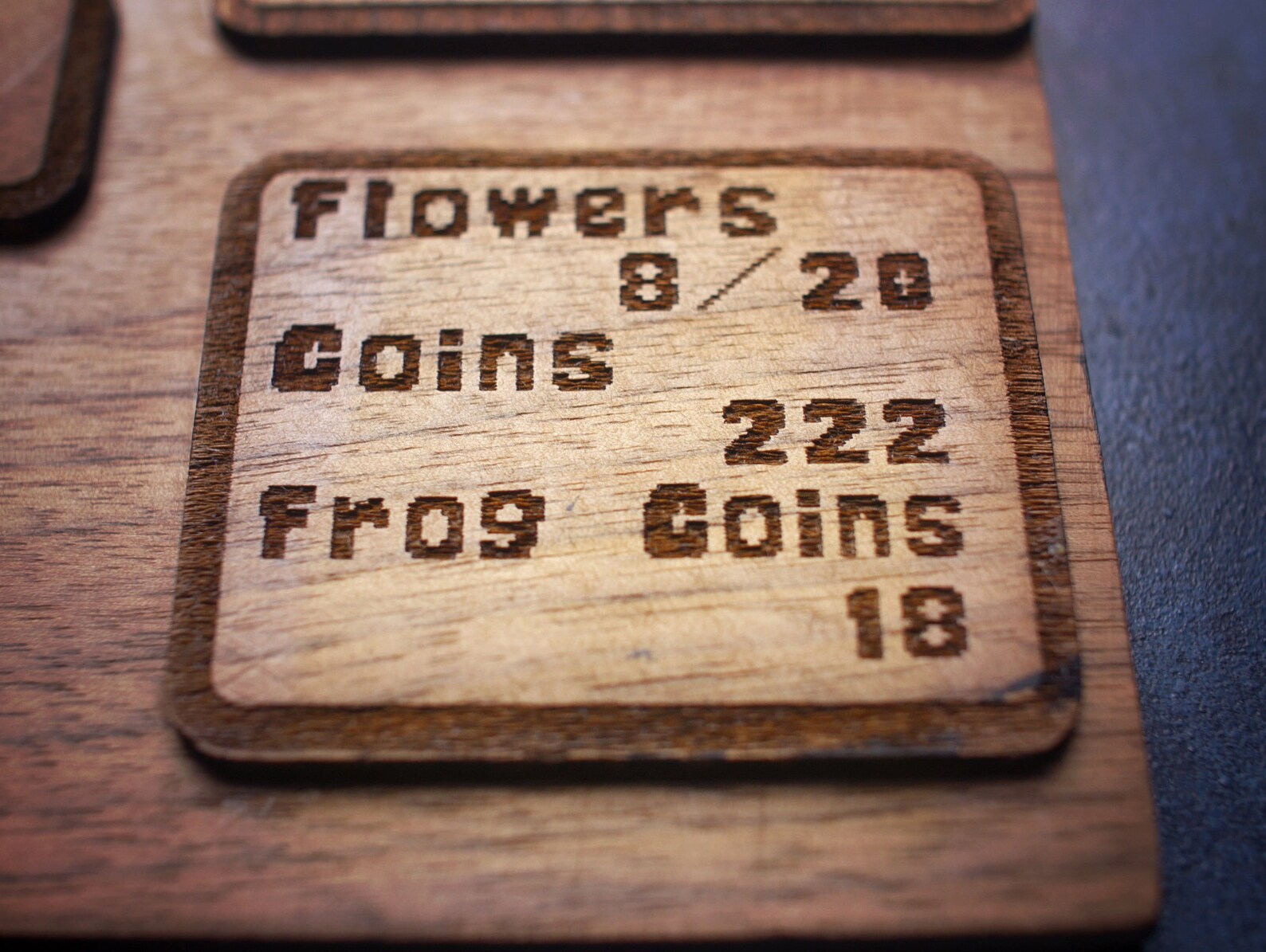 Custom Wooden Super Mario RPG Menu Screen With Characters You | Etsy