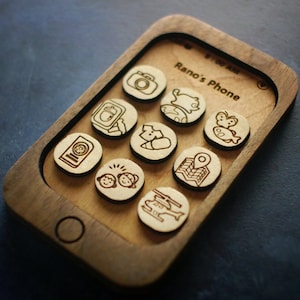 Custom Wooden Nook Phone From Animal Crossing - Etsy