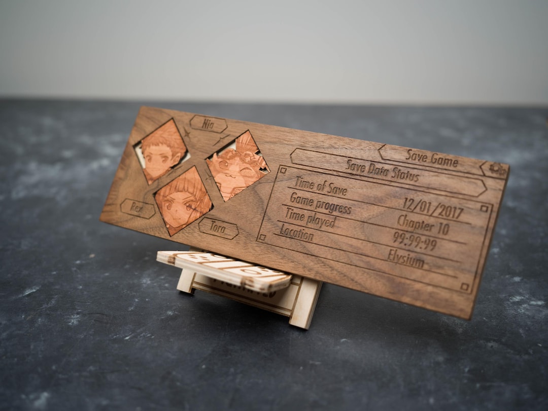 Wooden Xenoblade Chronicles 2 Save Menu - Etsy