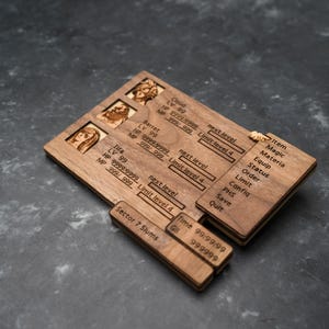 Custom Wooden Final Fantasy 7 Menu Screen With Characters You Can Pick ...