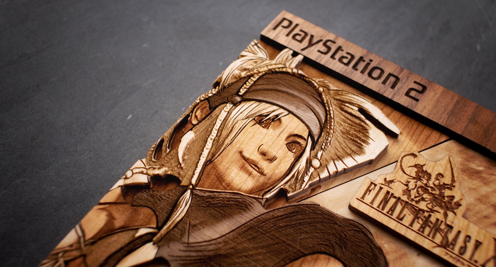 Wooden Final Fantasy X 2 Playstation 2 / PS2 Cartridge - Etsy