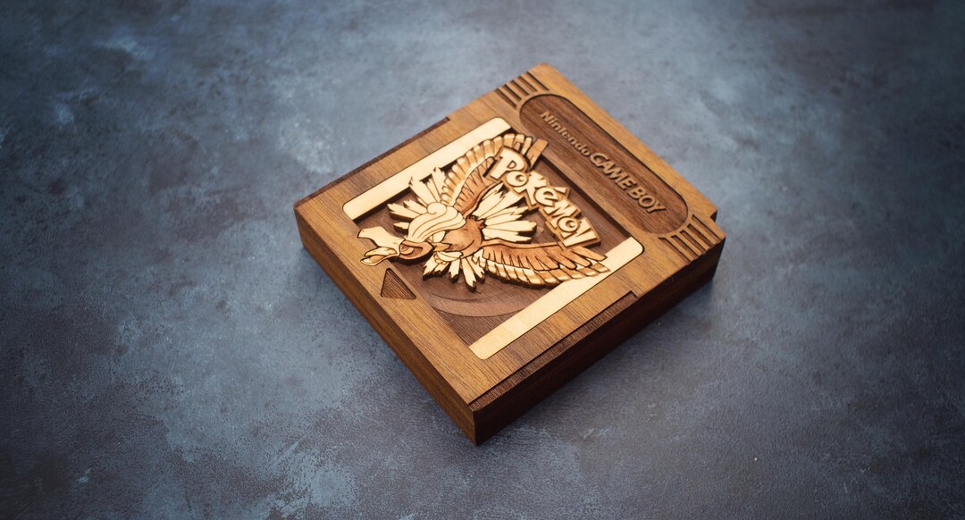Wooden Pokemon Gold Gameboy Cartridge With Option for a Raspberry Pi - Etsy