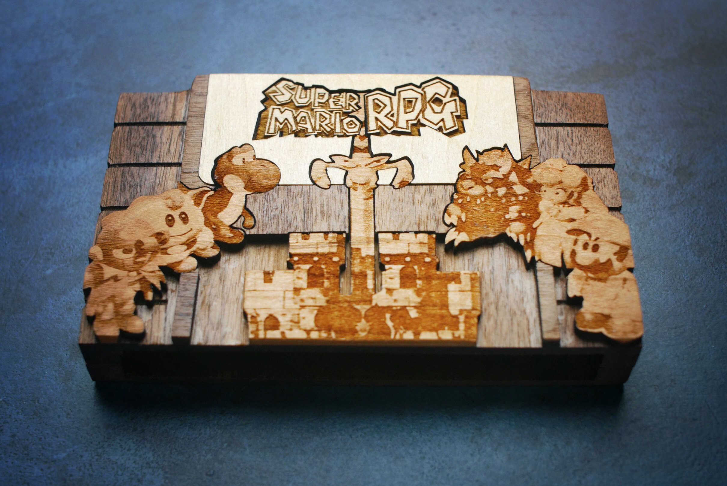 Wooden Super Mario RPG SNES Cartridge With Option for a - Etsy UK