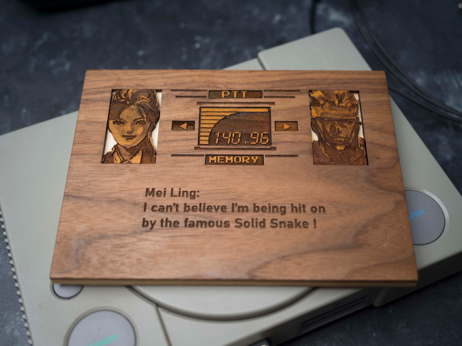 Custom Wooden Metal Gear Codec Screen - Etsy
