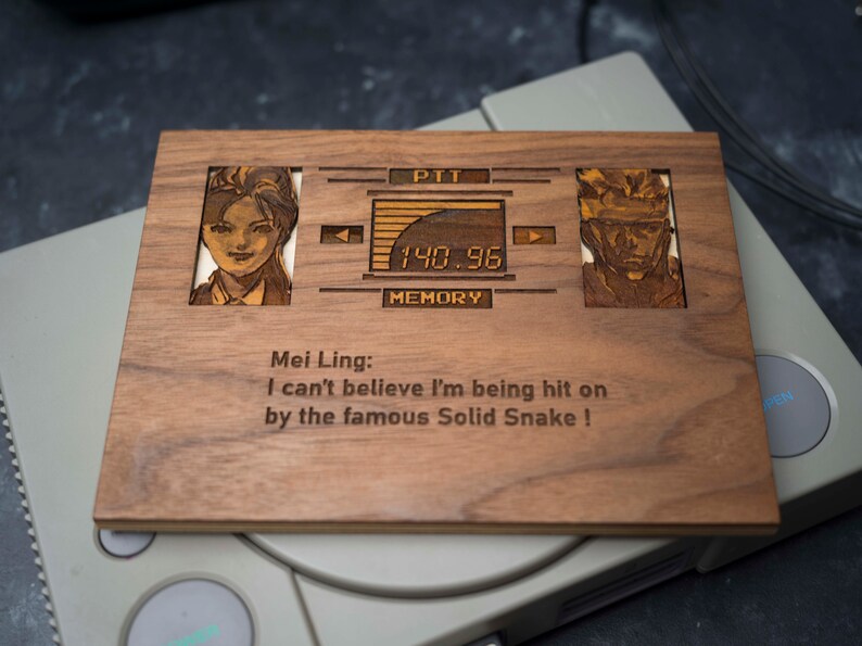 Custom Wooden Metal Gear Codec Screen - Etsy