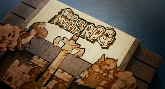 Wooden Super Mario RPG SNES Cartridge With Option for a - Etsy