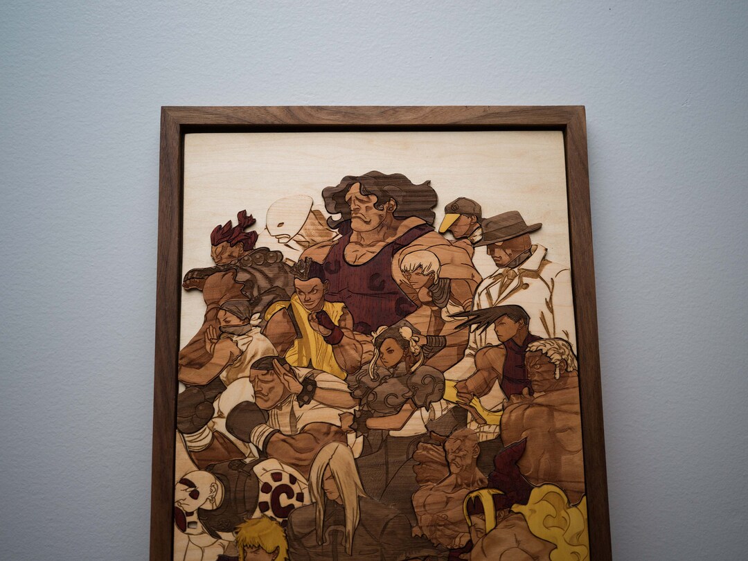 Wooden Street Fighter 3rd Strike Print - Etsy