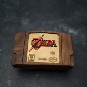 Wooden Zelda Ocarina of Time Nintendo 64 / N64 Cartridge - Etsy