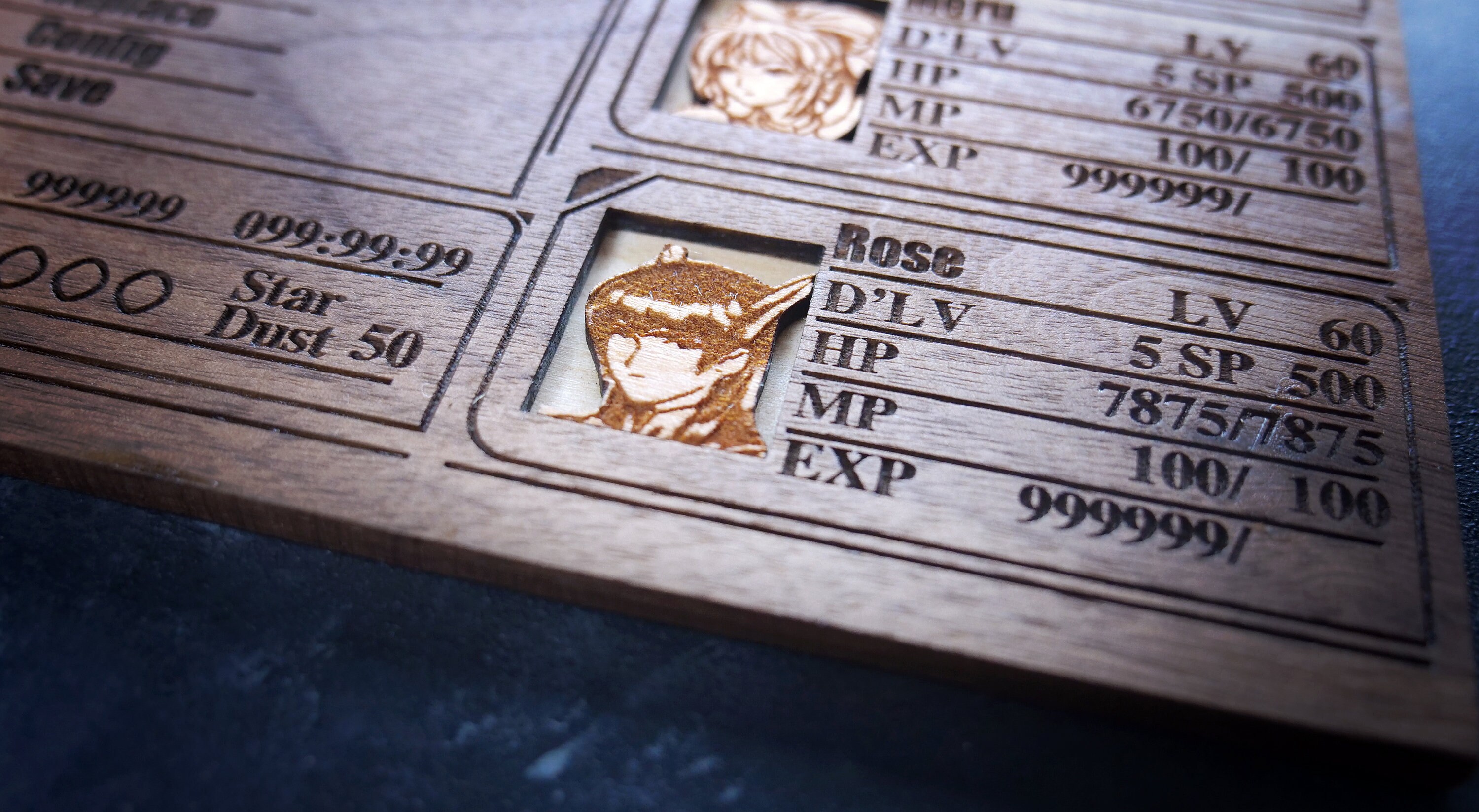 Custom Wooden Legend of Dragoon Menu Screen With Characters | Etsy
