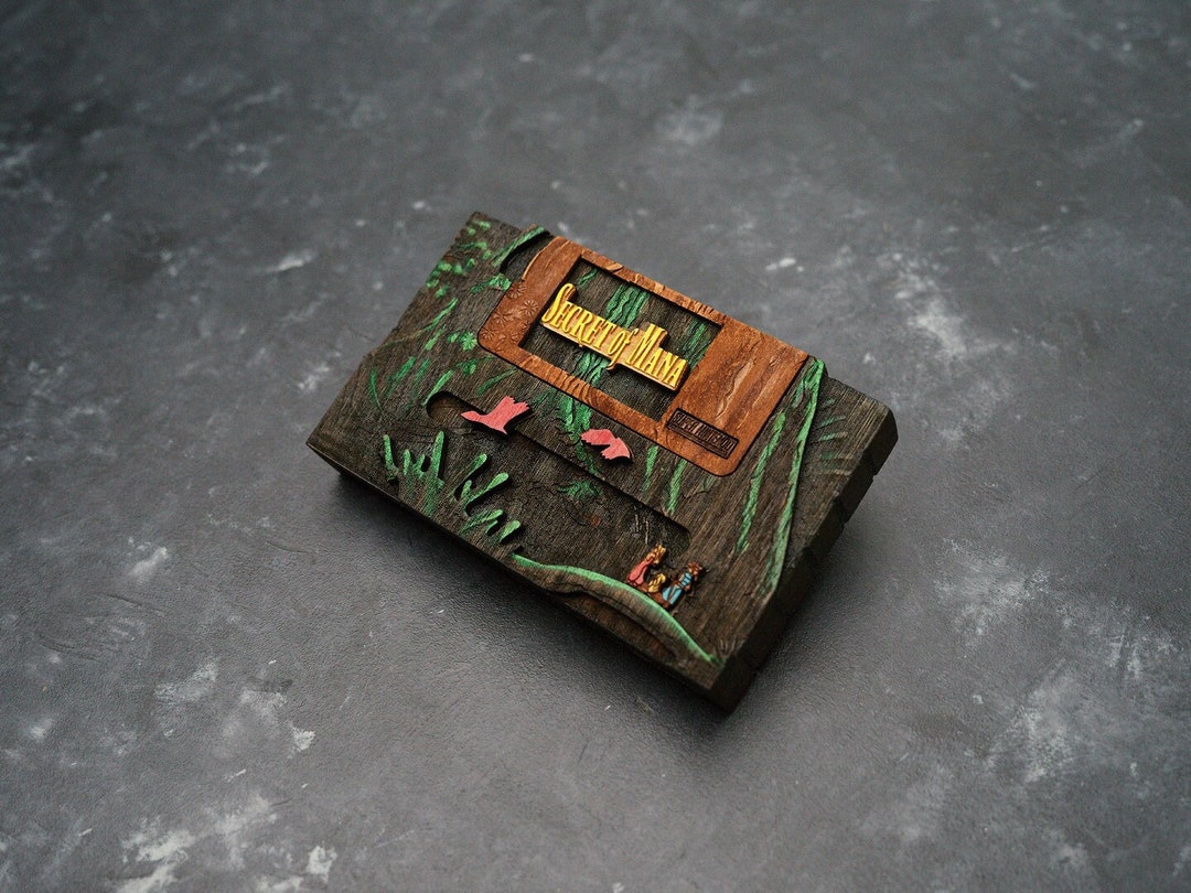 Wooden Secret of Mana SNES Cartridge - Etsy