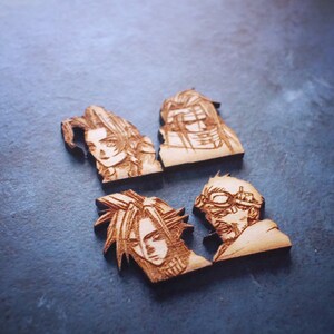 Custom Wooden Final Fantasy 7 Menu Screen With Characters You Can Pick ...