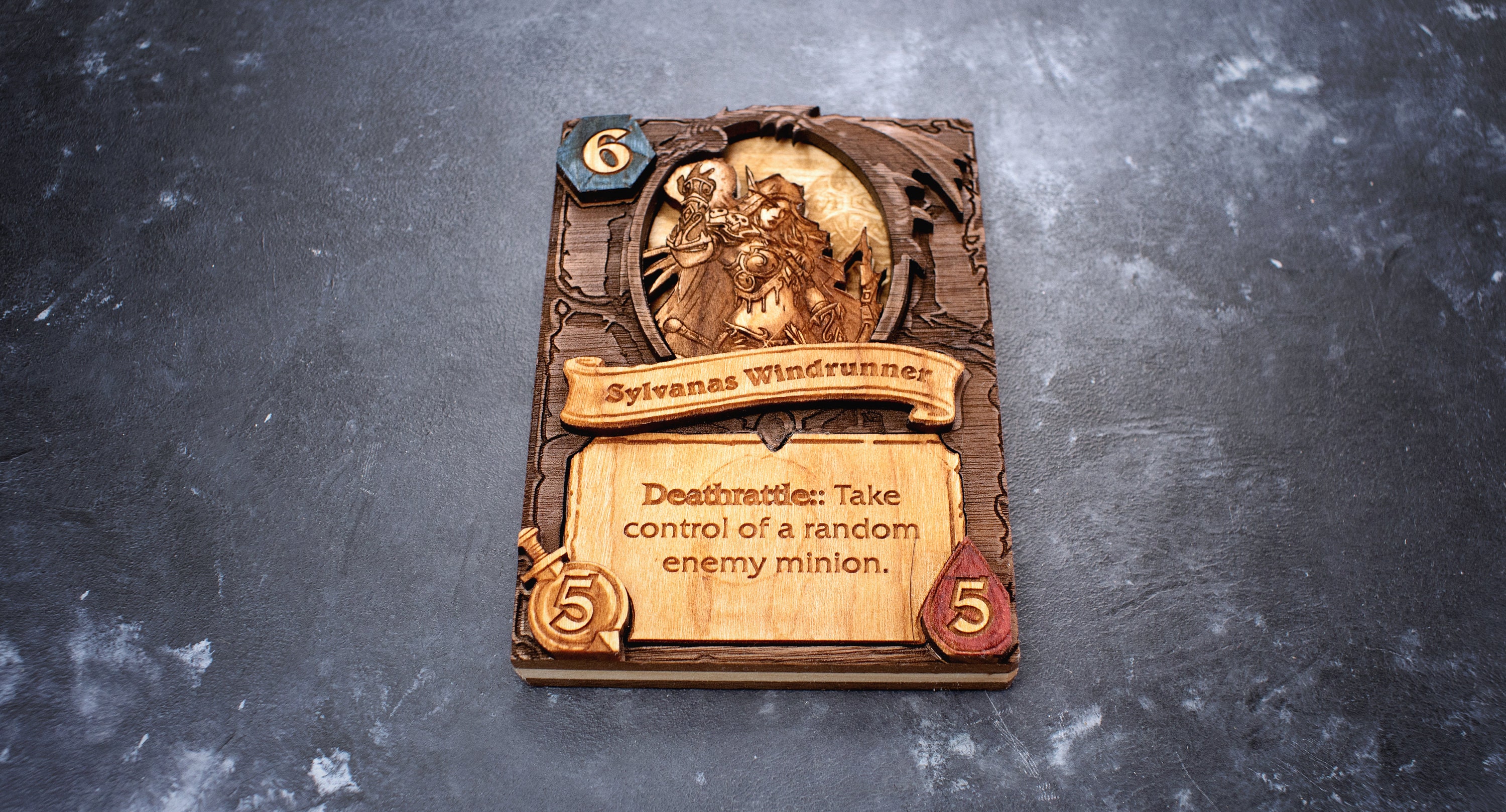 Custom Wooden Hearthstone Cards - Etsy