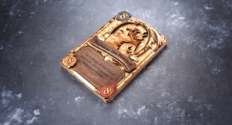 Custom Wooden Hearthstone Cards - Etsy