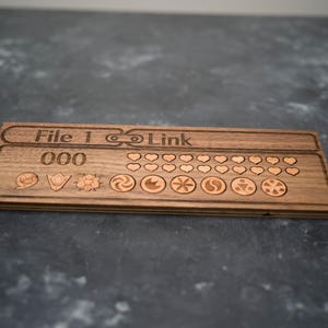 Wooden Zelda Ocarina of Time Save File - Etsy