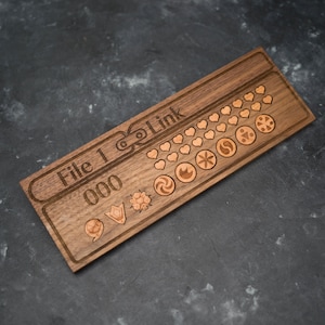 Wooden Zelda Ocarina of Time Save File - Etsy