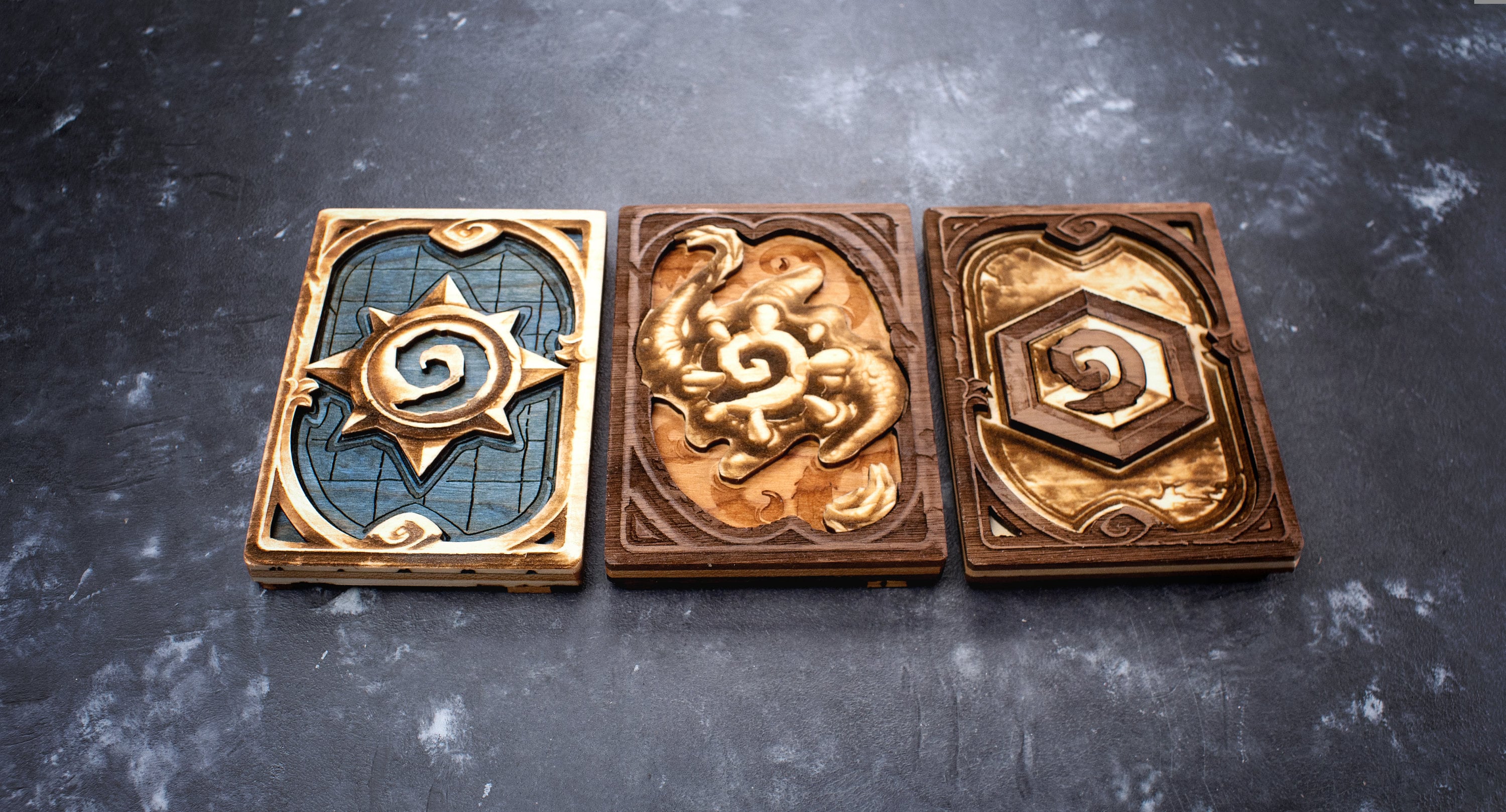 Custom Wooden Hearthstone Cards - Etsy
