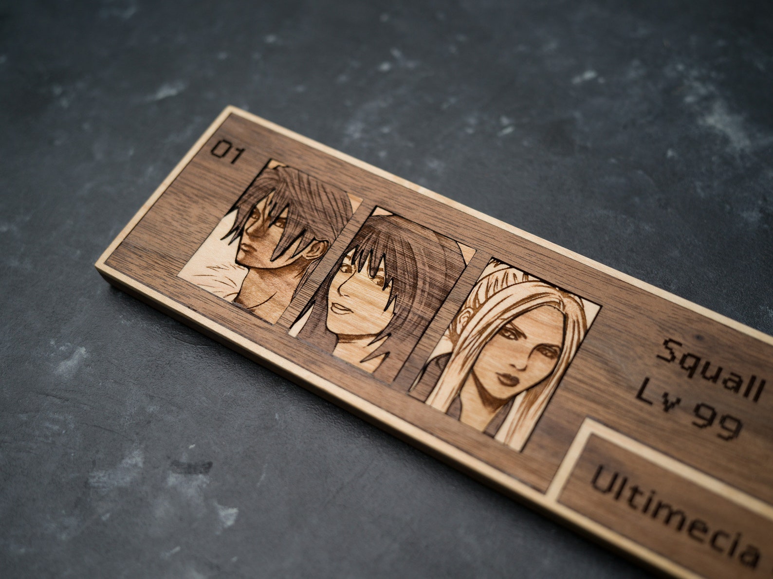 Custom Wooden Final Fantasy 8 Rest/assist for Your Keyboard - Etsy