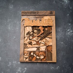 Wooden Disgaea: Hour of Darkness Playstation 2 / PS2 Cartridge - Etsy