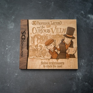 Wooden Professor Layton and the Curious Village for the 3DS - Etsy