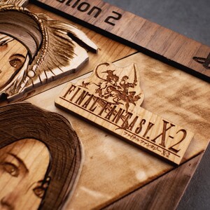 Wooden Final Fantasy X 2 Playstation 2 / PS2 Cartridge - Etsy