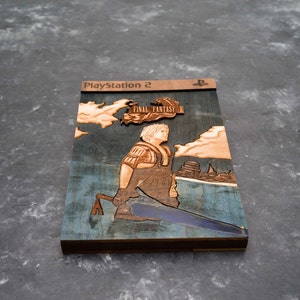 Wooden Final Fantasy X Playstation 2 / PS2 Cartridge - Etsy