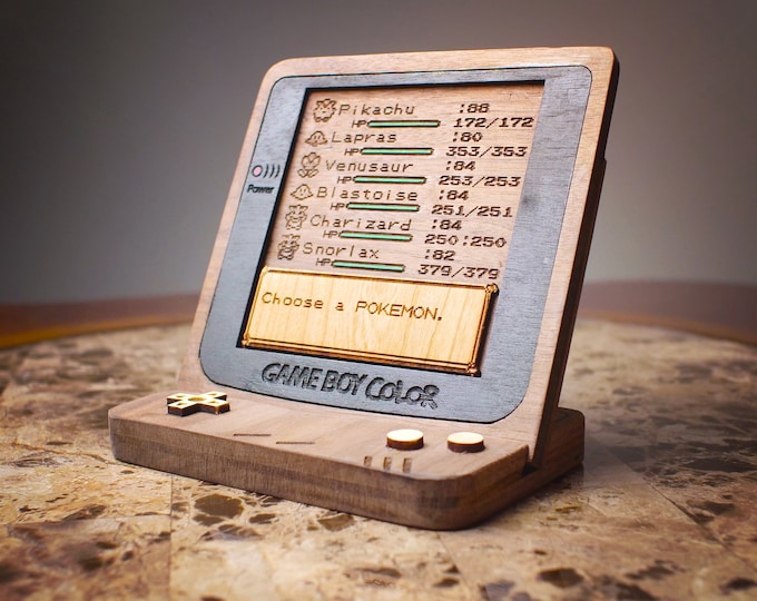 Custom Pokemon Red/blue Menu Screen | Etsy