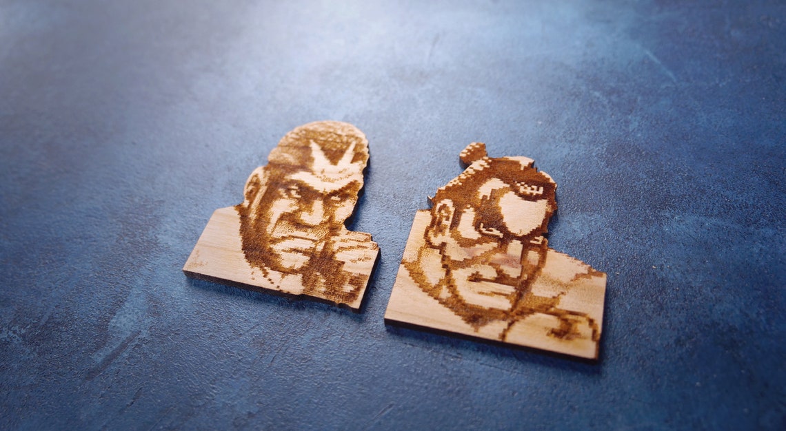 Custom Wooden Street Fighter 2 Menu Screen With Characters You - Etsy