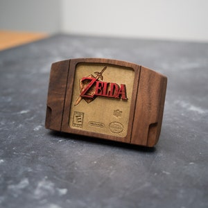 Wooden Zelda Ocarina of Time Nintendo 64 / N64 Cartridge - Etsy