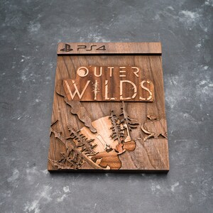 Wooden Outer Wilds Playstation 4 Cartridge - Etsy