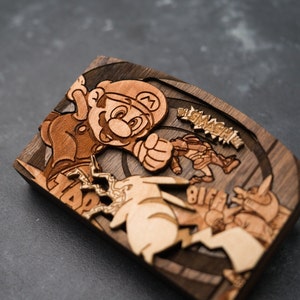 Wooden Super Smash Bros Nintendo 64 / N64 Cartridge With - Etsy