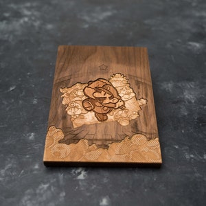 Wooden Paper Mario: the Thousand Year Door Gamecube Cartridge - Etsy