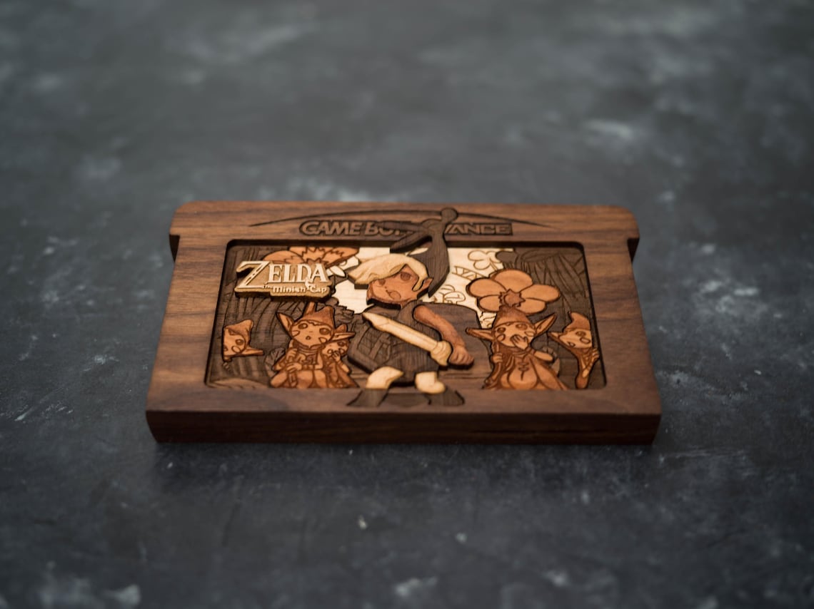 Wooden the Legend of Zelda: the Minish Cap for the Gameboy Advance ...