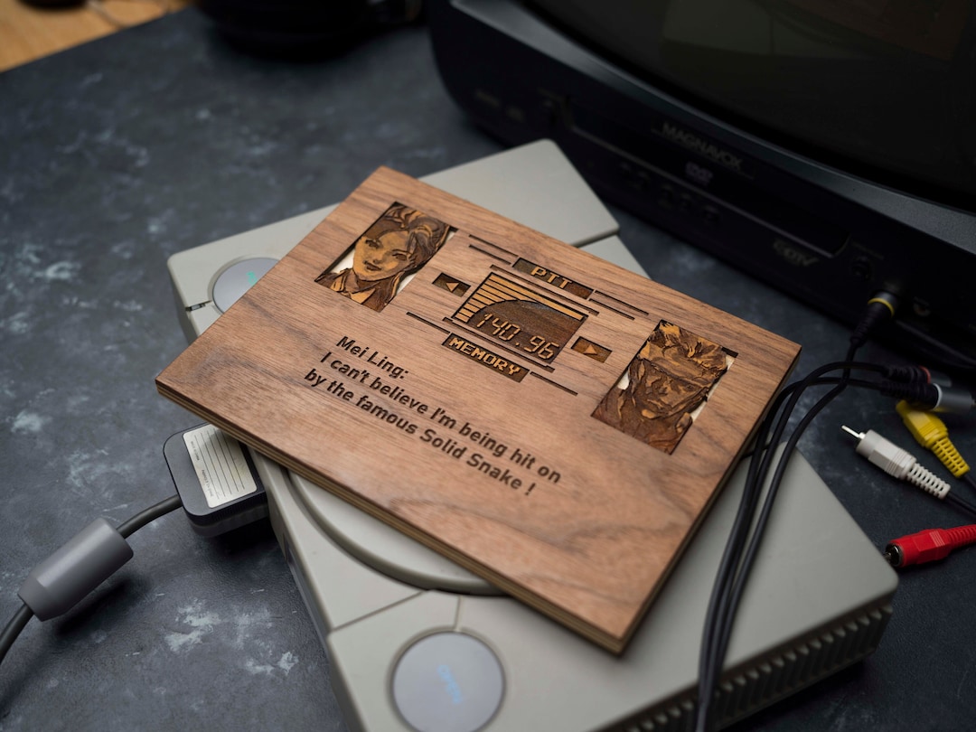 Custom Wooden Metal Gear Codec Screen - Etsy