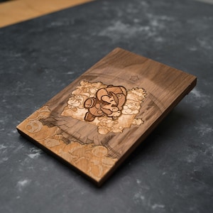 Wooden Paper Mario: the Thousand Year Door Gamecube Cartridge - Etsy