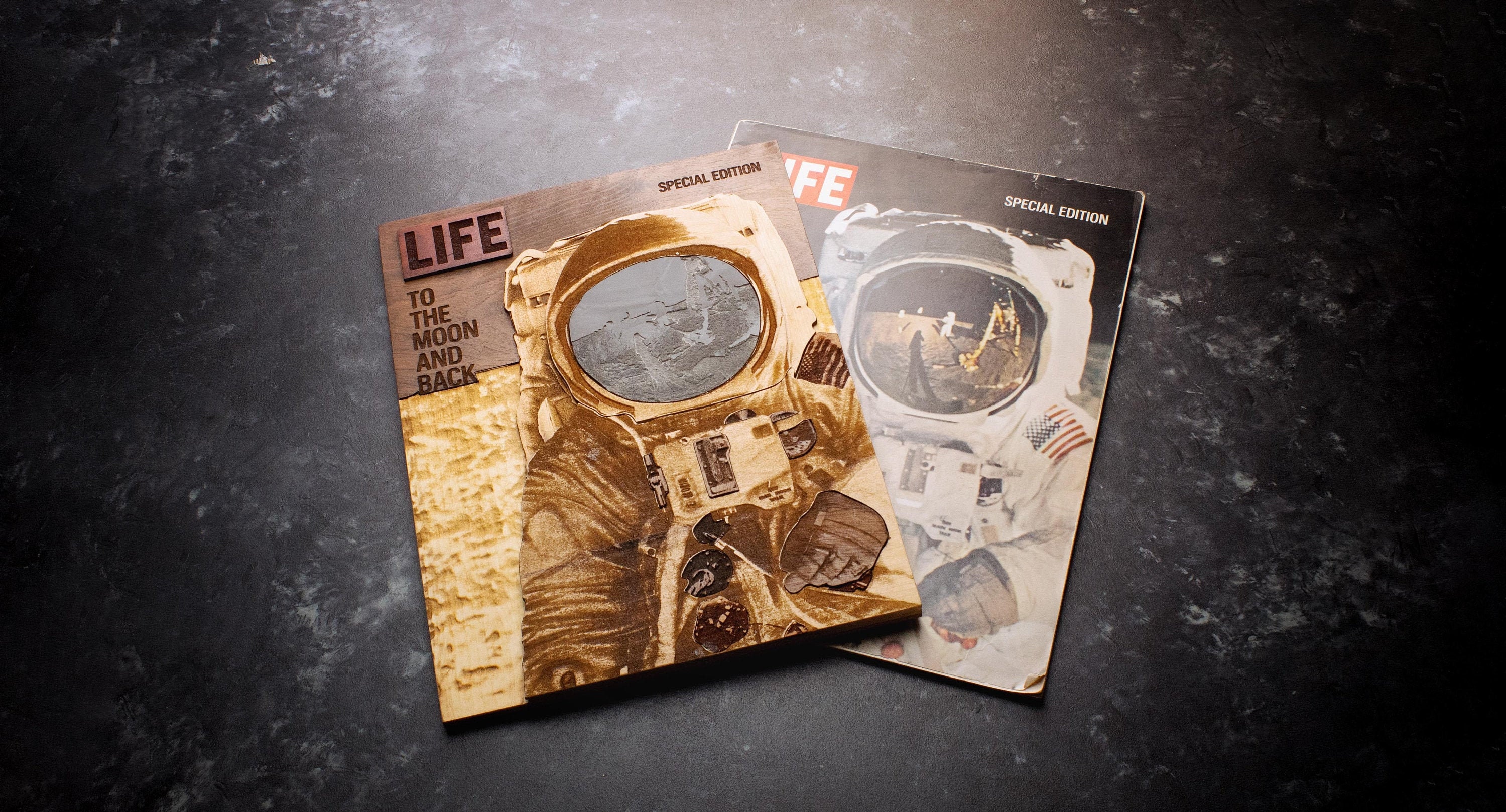 Wooden Moon Landing Life Magazine - Etsy