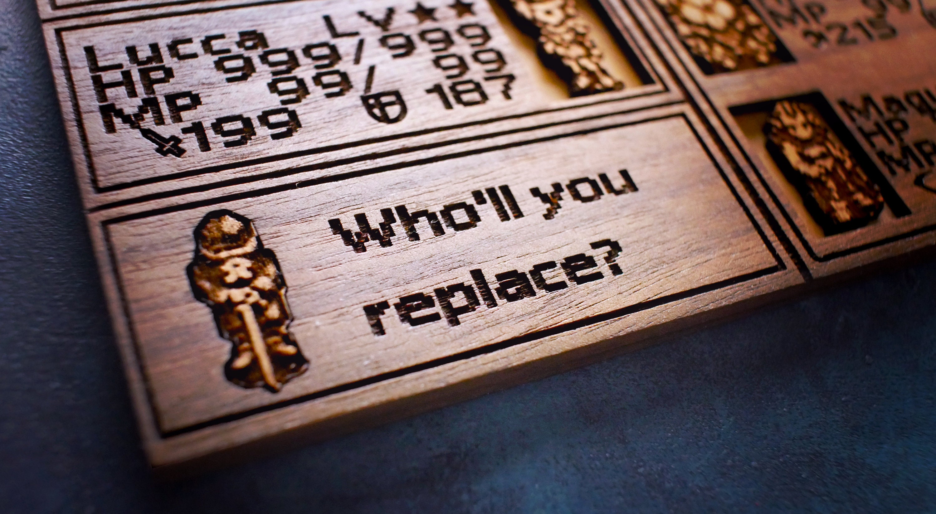 Custom Wooden Chrono Trigger Menu Screen With Characters You - Etsy