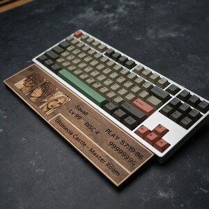 Custom Wooden Final Fantasy 8 Rest/assist for Your Keyboard - Etsy