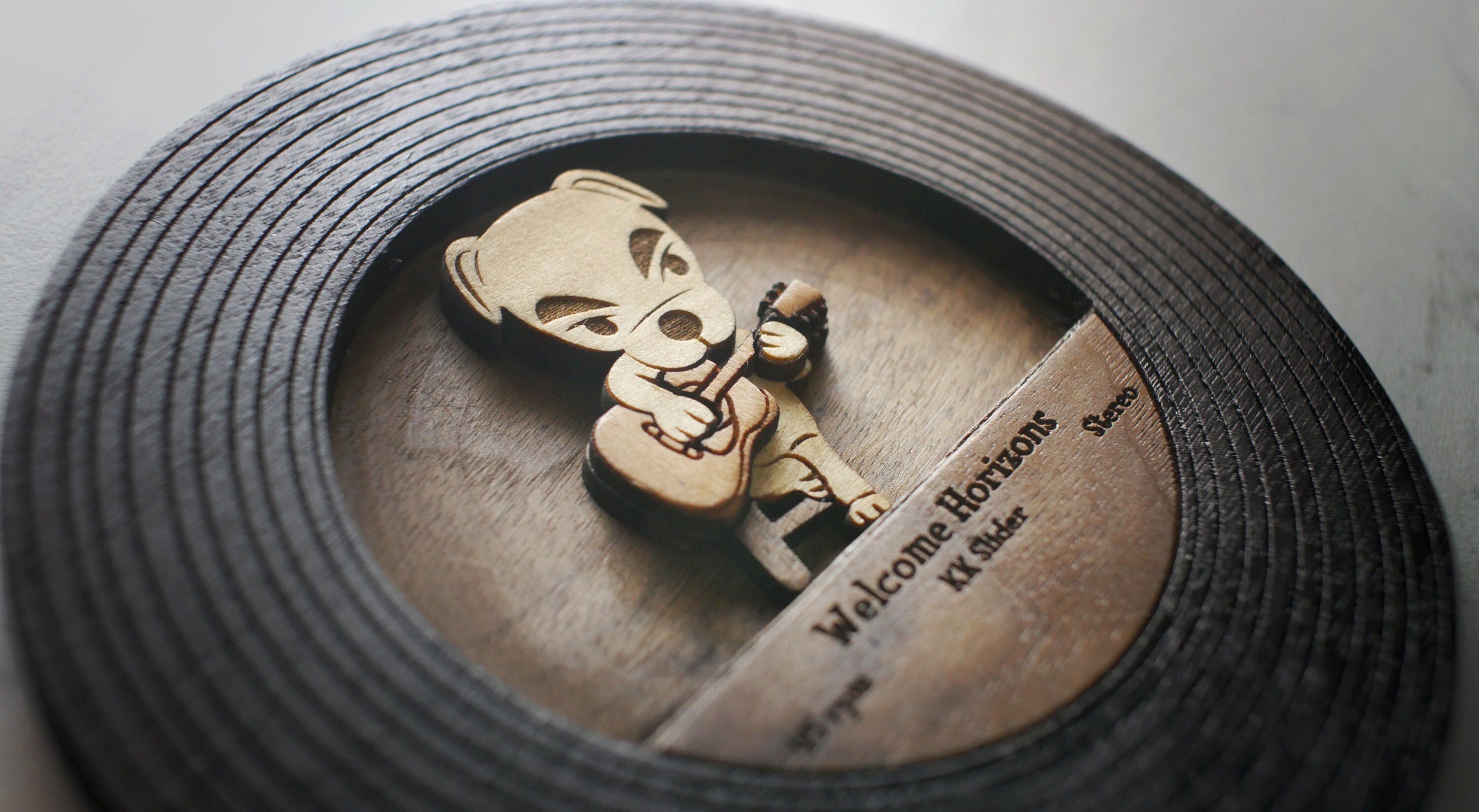 KK Slider Wooden Vinyl Record - Etsy