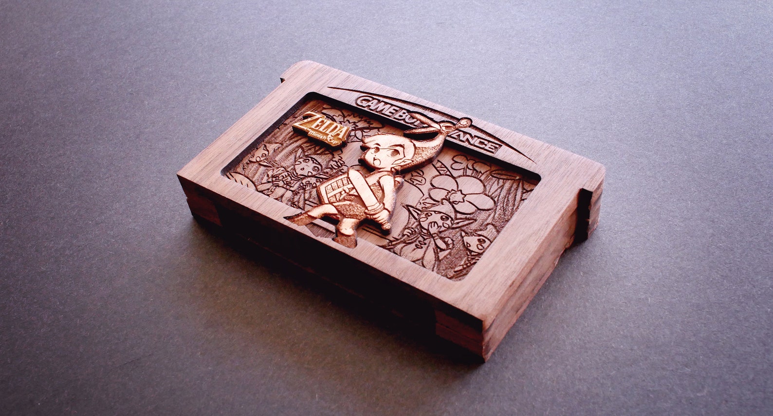 Wooden the Legend of Zelda: the Minish Cap for the Gameboy | Etsy