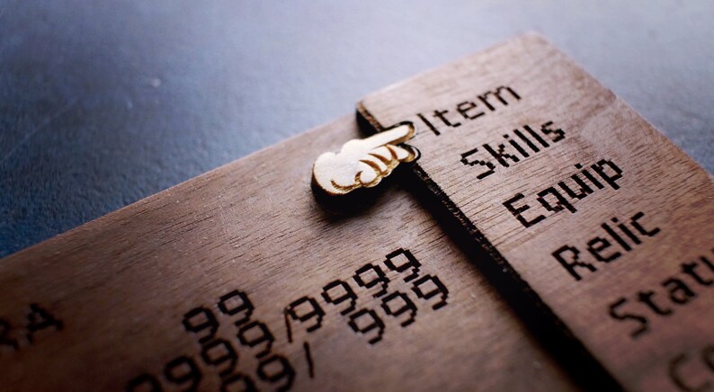 Custom Wooden Final Fantasy 6 / VI Menu Screen With Characters | Etsy