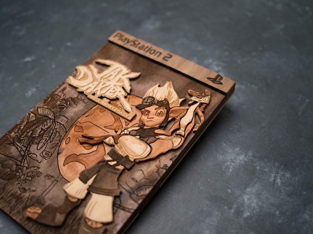 Wooden Jak and Daxter the Precursor Legacy Playstation 2 / PS2 ...