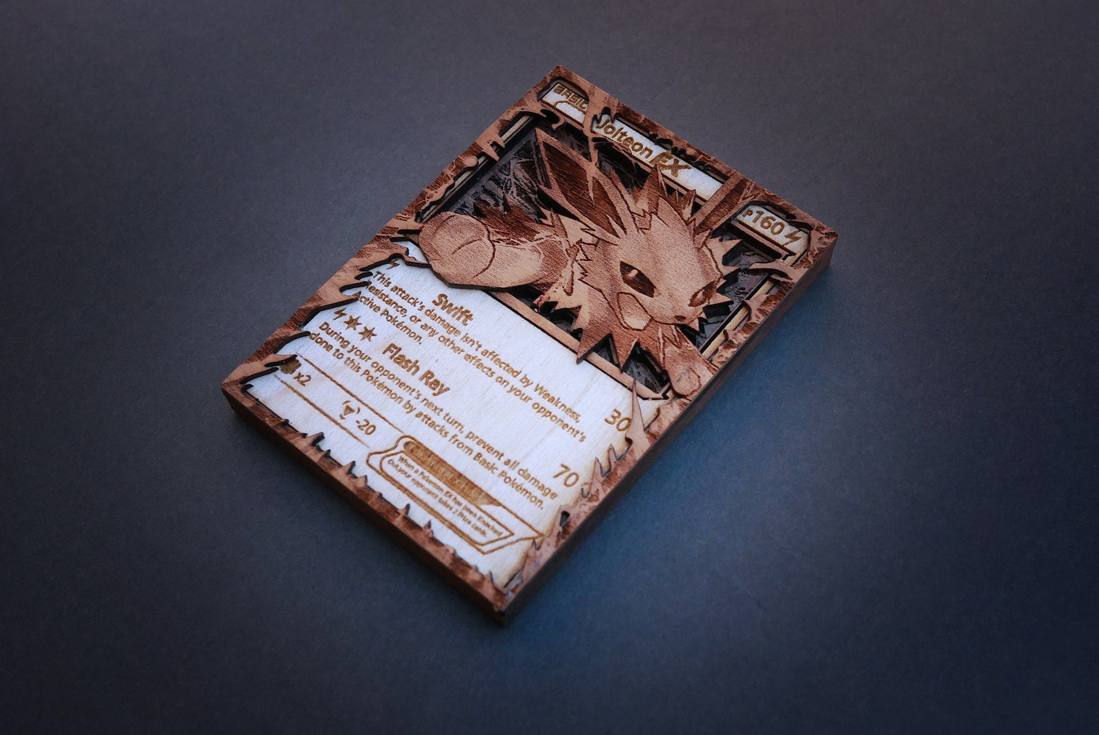 Custom Wooden Pokemon Cards - Etsy