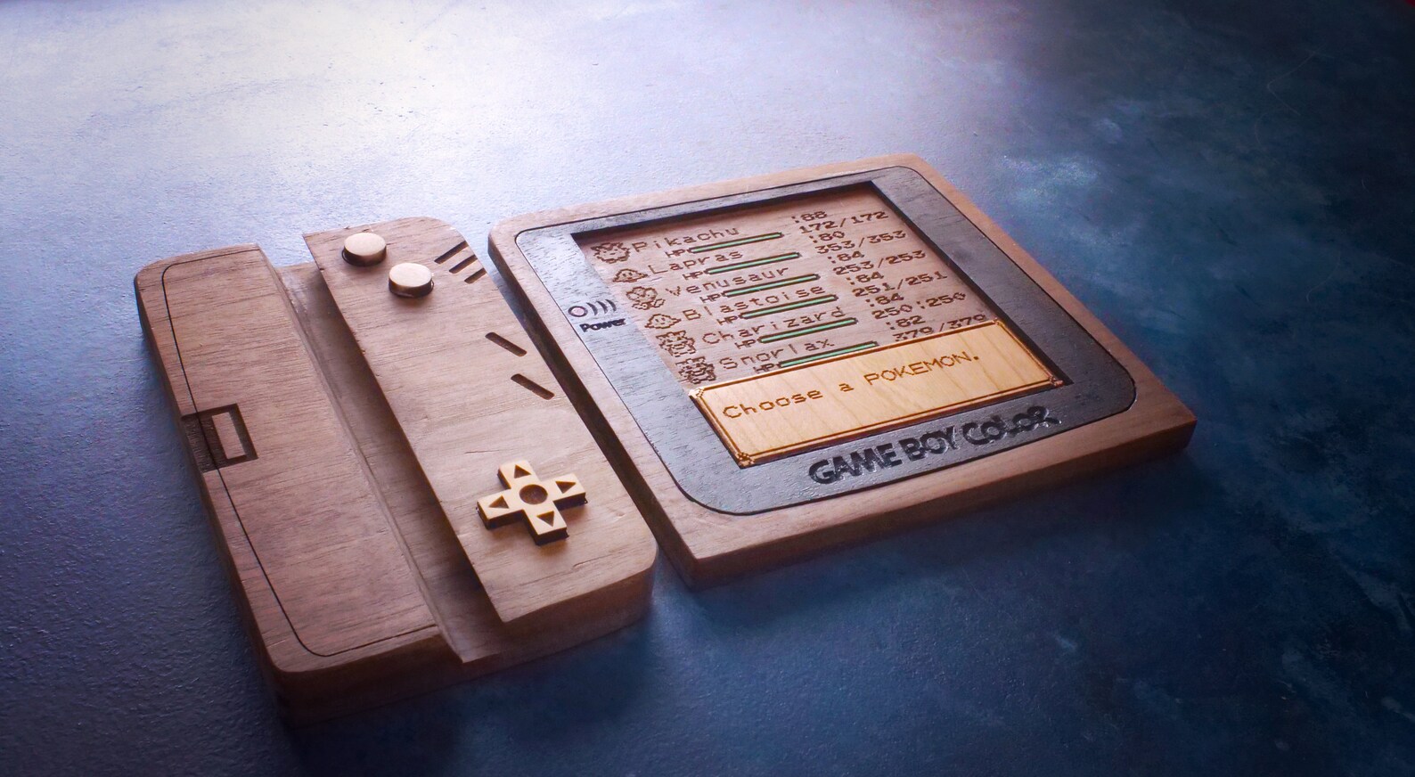 Custom Pokemon Red/blue Menu Screen | Etsy