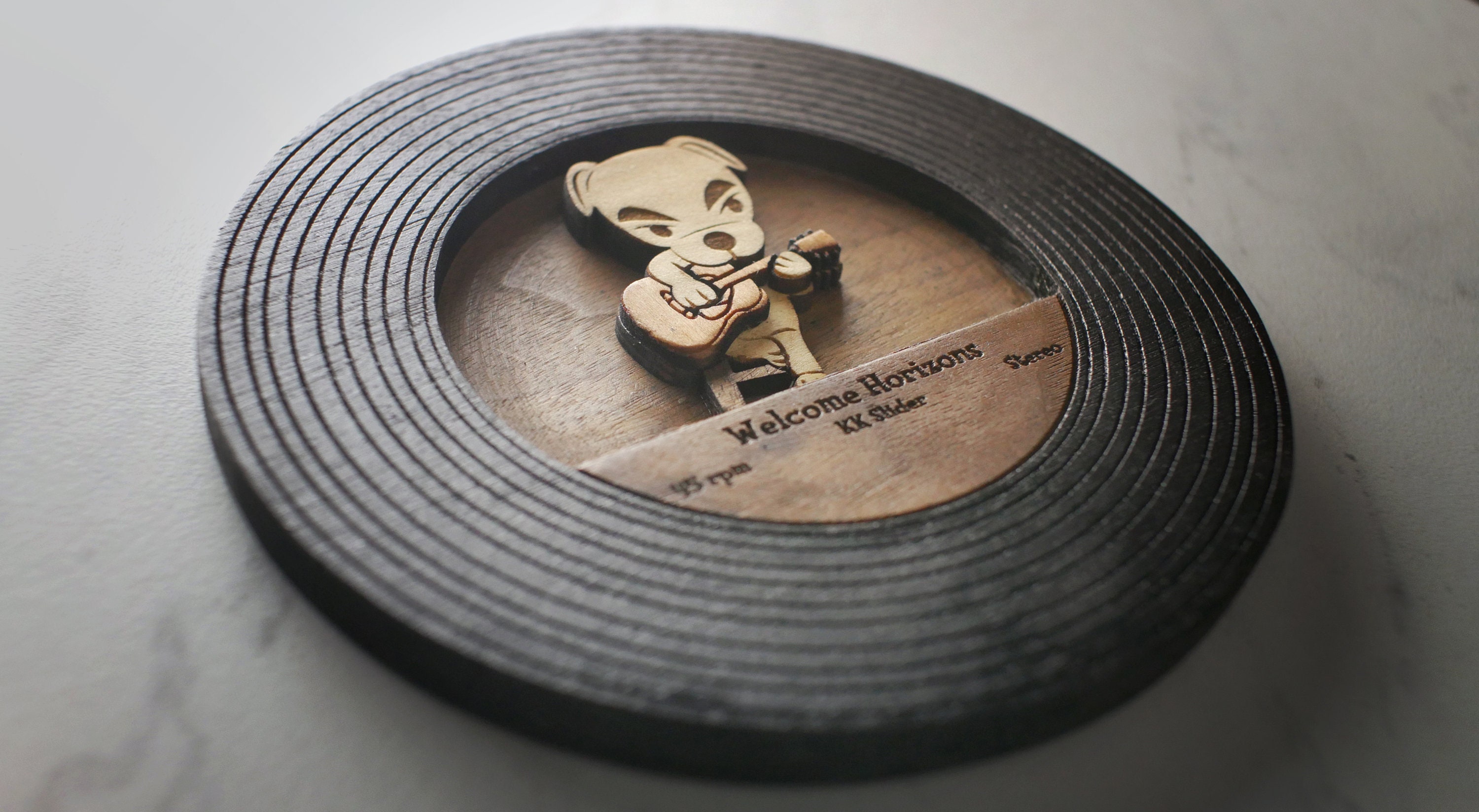 KK Slider Wooden Vinyl Record - Etsy