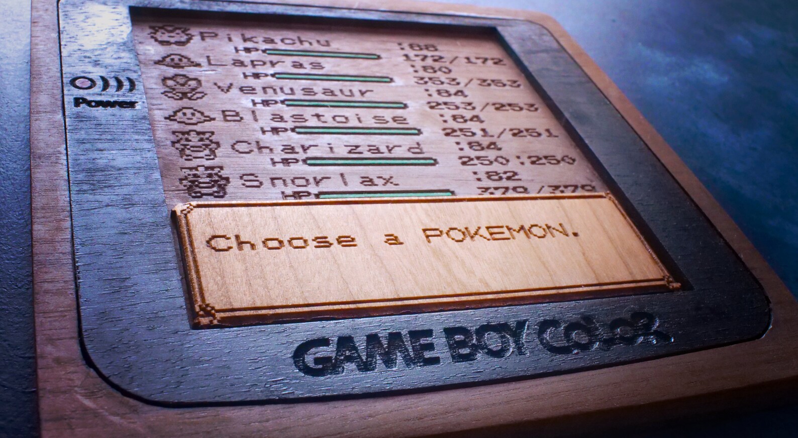 Custom Pokemon Red/blue Menu Screen | Etsy