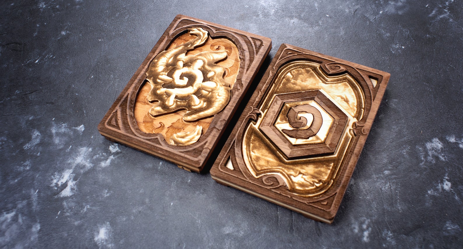 Custom Wooden Hearthstone Cards - Etsy