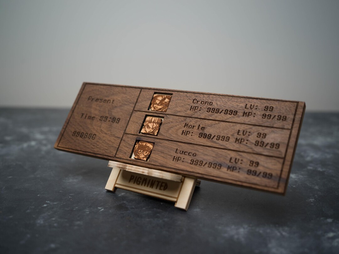Wooden Chrono Trigger Save File - Etsy