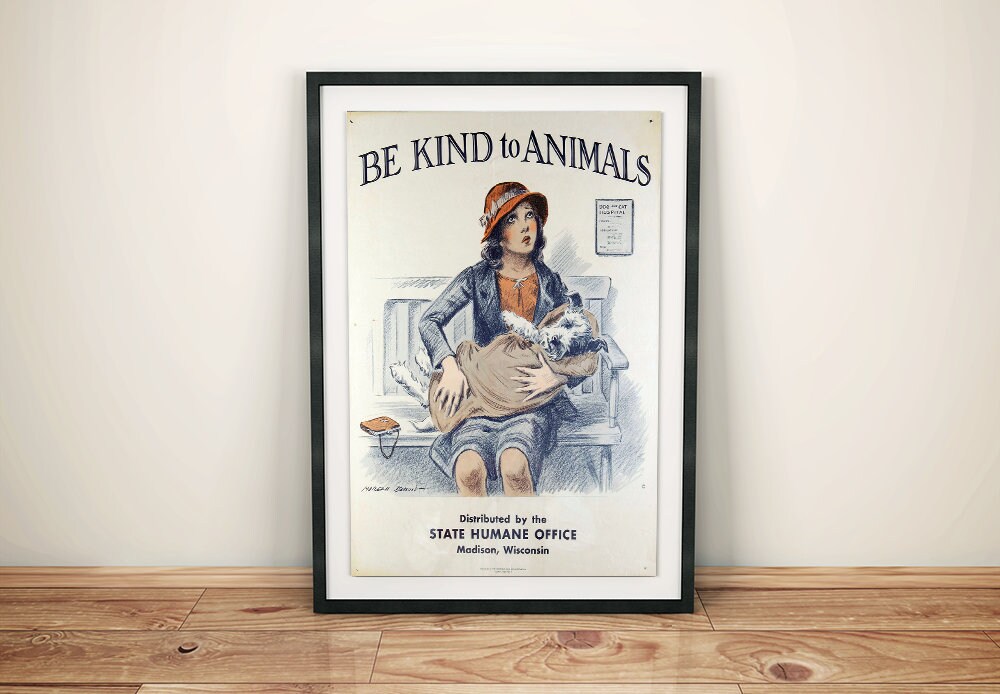 Be Kind to Animals Girls X3 3 Posters Poster Bundle Pack - Etsy